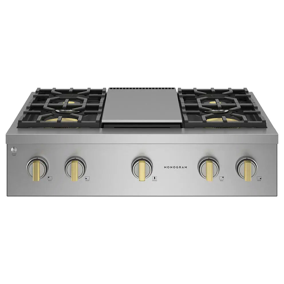 Parrilla a gas 90cm ZGU364NDTSS MONOGRAM – Murova